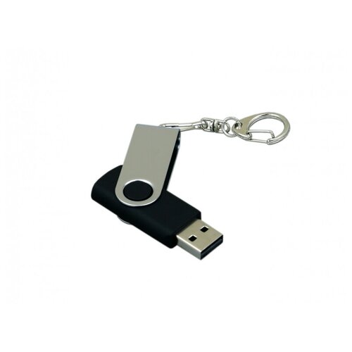 Флешка для нанесения Квебек (64 Гб / GB USB 3.0 Черный/Black 030 Пластиковая Твистер Twist S215)