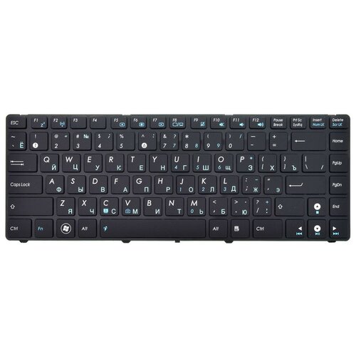 Клавиатура с рамкой для Asus K42, K43E, X44H, A42F, K42F, UL30, X42 и др