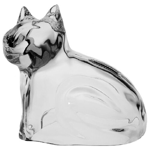 Копилка Кошка Crystal Bohemia 17,5 см хрусталь