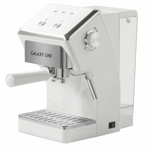 Кофеварка электрическая Galaxy LINE GL0756 / белый, 1500 Вт, объем 1.5 литра