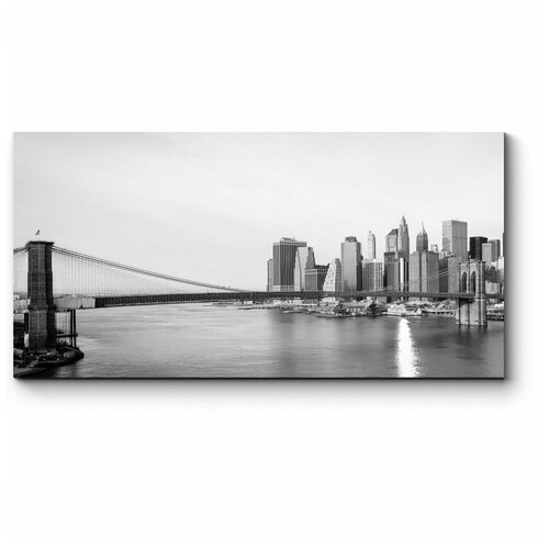 Модульная картина Панорама Манхэттена 60x30