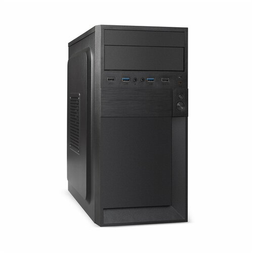 Корпус Minitower ExeGate BAA-105U2-01-AAA400 (mATX, БП AAA400 с вент. 8см, 2*USB+2*USB3.0, аудио, черный) EX291146RUS