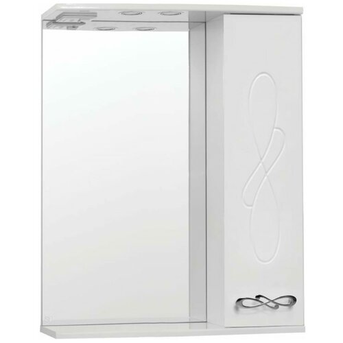 Зеркало-шкаф Style line Венеция 65 с подсветкой, белый (4650134470550)