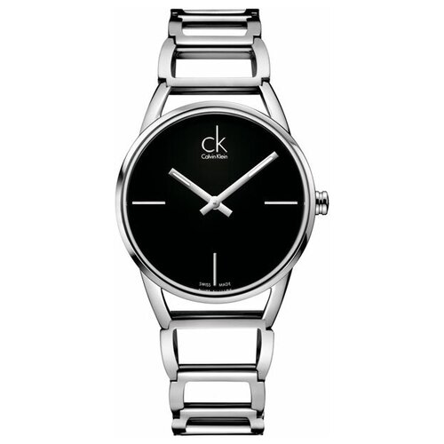Наручные часы CALVIN KLEIN K3G23121, черный, серебряный