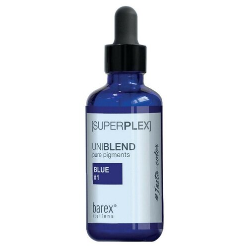 Barex Краситель прямого действия SuperPlex Uniblend Pure Pigments, #1 blue, 50 мл