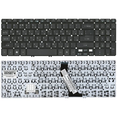 Клавиатура для ноутбука Acer Aspire V5-572PG черная