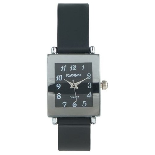 Наручные часы Brand женские "Берни", дискретный ход, d-2 см, ремешок 17.3 см, микс, черный