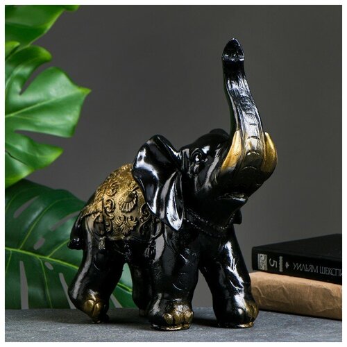 Хорошие сувениры Копилка "Слон" черный, 30х25см