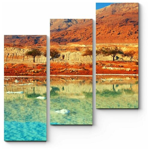 Модульная картина Мертвое море 120x128