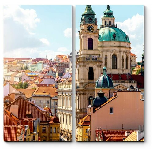 Модульная картина Великолепная Прага100x100