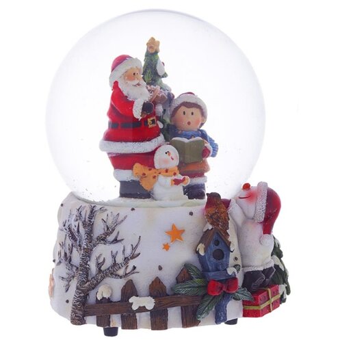 Снежный шар РЕМЕКО Дед Мороз, 11x11x14.5 см, мультицвет