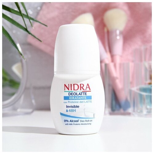 Дезодорант роликовый с молочными протеинами NIDRA увлажняющий, 50 мл