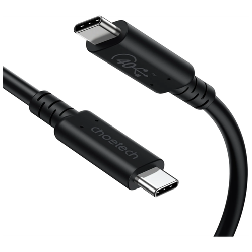 Кабель Choetech USB C 4,0 PD 100 Вт, 8К, 40 Гбит/с, 0,8 м (XCC-1028)