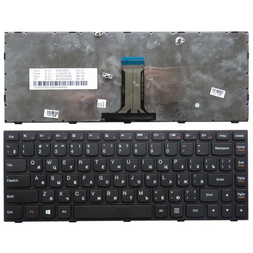 Клавиатура для Lenovo IdeaPad 14, FLEX-2, G40, G40-30, B40, B40-30, G40-45, G40-70 (25-214510)