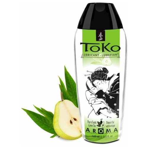 Интимный гель TOKO Pear & Exotic Green Tea с ароматом груши и зеленого чая, Shunga, 165 мл