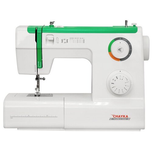 Швейная машина Chayka 134A, белый, зеленый