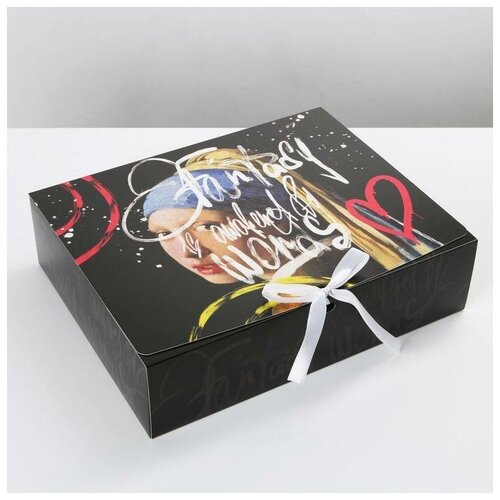 Коробка складная подарочная ТероПром 7120254 «Искусство», 31 × 24,5 × 9 см