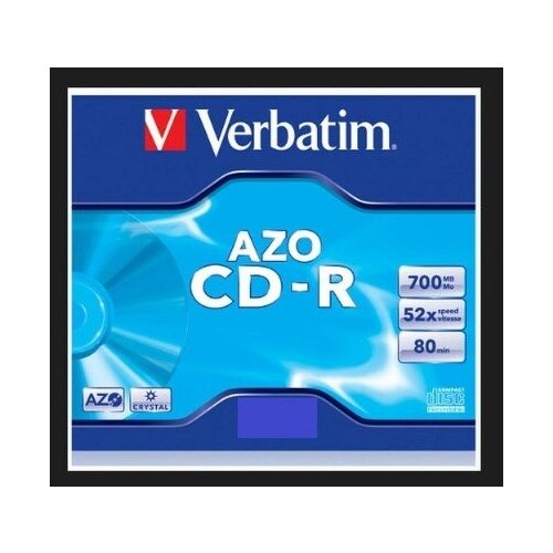 CD-R Verbatim 700Mb 52x AZO CD-R 1 шт