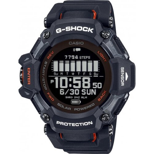 Наручные часы CASIO G-Shock, черный, оранжевый