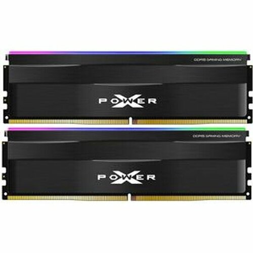 Оперативная память Silicon Power DDR5 32Gb (2x16Gb) 6000MHz pc-48000 XPOWER Zenith RGB Black CL40 1.35V (SP032GXLWU600FDF)