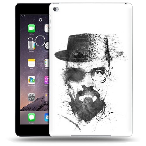 Чехол задняя-панель-накладка-бампер MyPads загадочный человек для Apple iPad Air 2 (A1566/A1567) противоударный