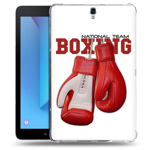 Чехол задняя-панель-накладка-бампер MyPads боксерские перчатки для Samsung Galaxy Tab S3 9.7 SM-T820/T825 противоударный
