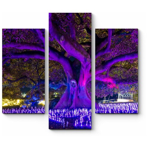 Модульная картина Фестиваль света, Сидней 110x99