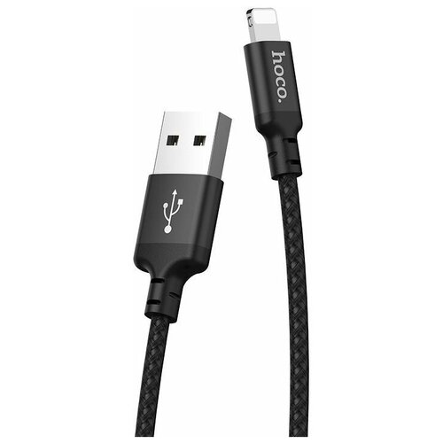 Кабель USB lightning Hoco X14 (Черный)