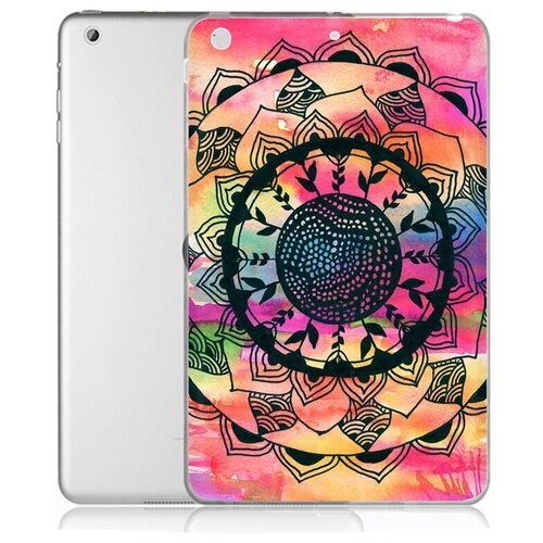 Чехол задняя-панель-накладка-бампер MyPads яркая абстракция круглый цветок для iPad Pro 11 (2018) A1979/A1934/A2013 противоударный