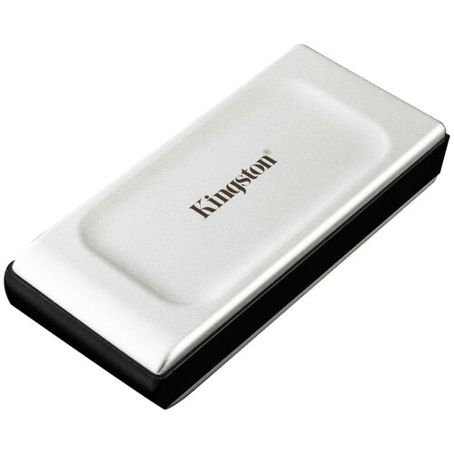 2 ТБ Внешний SSD Kingston XS2000, USB 3.2 Gen2x2 Type-C, серебристый