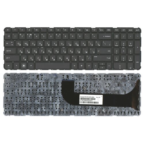 Клавиатура для ноутбука HP Envy m6-1271sr черная без рамки