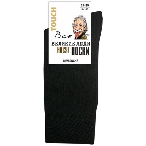 Носки Touch, размер 25-27, черный