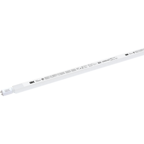 Лампа светодиодная LED 20вт G13 белый установка возможна после демонтажа ПРА. LLE-T8R-20-230-40-G13 IEK