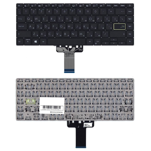 Клавиатура (keyboard) 0KNB0-260GRU00 для ноутбука Asus K413JA, черная