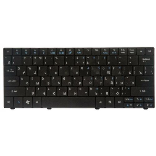 Клавиатуры для ноутбука / Клавиатура для ноутбука ACER Aspire ONE 721 751 751H 753 752 ZA3 ZA5 1810 1830 1410 (черная) Гор. Enter