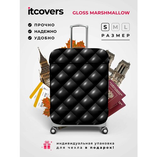 Чехол для чемодана itcovers, 40 л, размер S, серый, черный