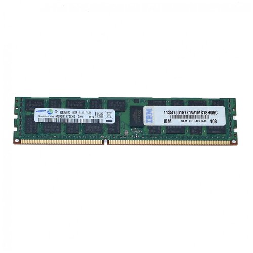 Оперативная память IBM 8GB (Dual-Rank x4) PC3-10600 CL9 ECC DDR3 1333 MHz LP RDIMM [49Y1446]