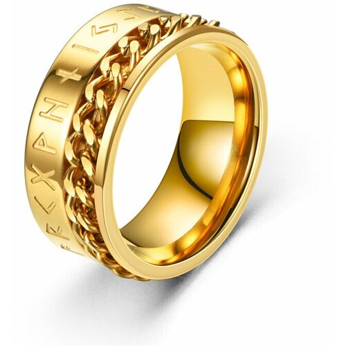 Славянский оберег, кольцо-кулон, размер 23, золотой