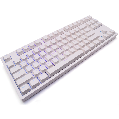 Игровая клавиатура Dark Project KD87A White Gateron Mechanical Cap Teal