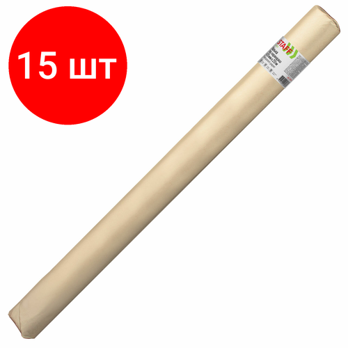 Комплект 15 шт, Калька под карандаш, рулон 420 мм х 20 м, 30 г/м2, STAFF, 128994
