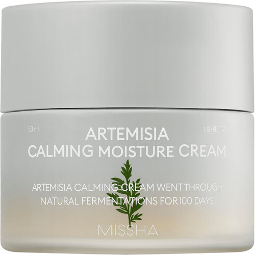 Крем MISSHA Artemisia Calming успокаивающий для чувствительной кожи с экстрактом полыни, 50 мл