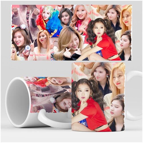 Кружка RocketCup с принтом "Twice" K pop