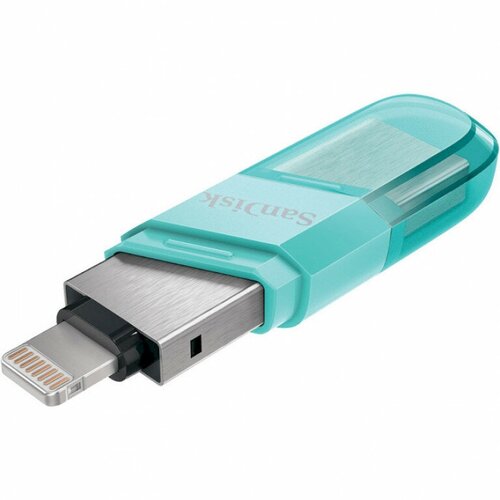 Флеш накопитель для iPhone SanDisk iXpand Flash Drive Flip 128gb 2 разъема USB3.1+lightning SDIX90N-128G-GN6NJ