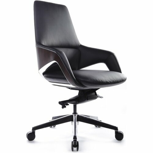 Кресло руководителя Riva Design FK005-В Чёрный (A8) натуральная кожа 68*68*103-109