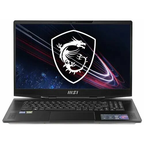 Ноутбук MSI Stealth 17 Studio A13VH-200RU 17.3"Quad HD 2K (2560x1440), IPS, Intel Core i9-13900H, ядра: 6 + 8 х 2.6 ГГц + 1.9 ГГц, RAM 32 ГБ, SSD 1000 ГБ, GeForce RTX 4080 12 ГБ, Win11, черный