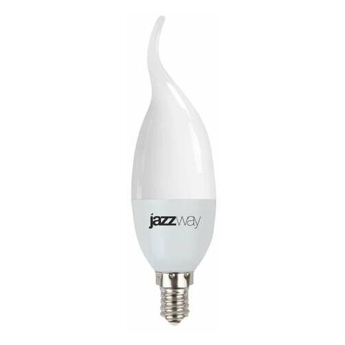 Лампа светодиодная PLED-SP 9Вт CA37 свеча на ветру 3000К тепл. бел. E14 820лм 175-265В | код 2859518A | JazzWay (5шт. в упак.)