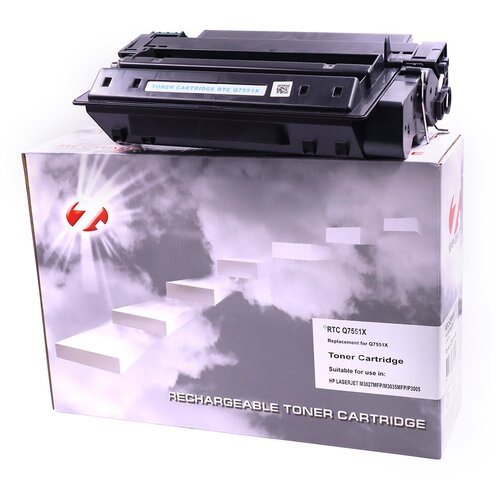 Тонер-картридж 7Q Q7551X для HP LJ P3005 (Чёрный, 13000 стр.)