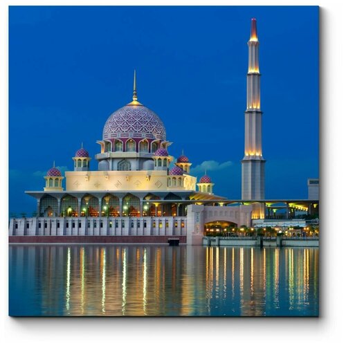 Модульная картина Сияющая мечеть, Куала-Лумпур40x40