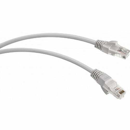 Патч-корд Wrline F/UTP (Hyperline) WR-PC-RJ45-FTP-5E-10-GY, категория 5е, 2xRJ45, экранированный, серый, LSZH, 10м