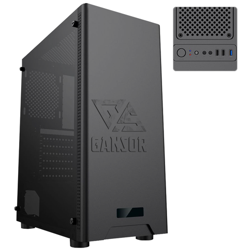 Компьютер GANSOR OPTIMAL-2277220 Intel Pentium G6400 4.0 ГГц, B460M, 8Гб 2666 МГц, HDD 2Тб, Intel HD Graphics 630, 500Вт